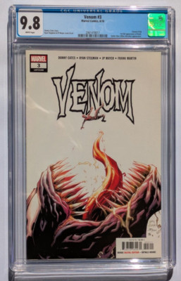 VENOM #3 CGC 9.8 1st Print and 1st Appearance of KNULL Marvel August ...