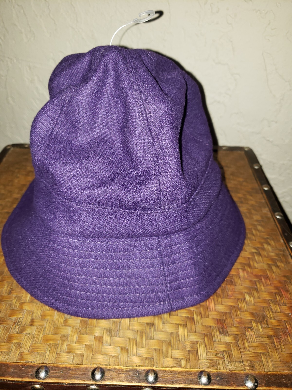 Betmar New York Women's Bucket Hat One Size Solid Purple with Flower | eBay