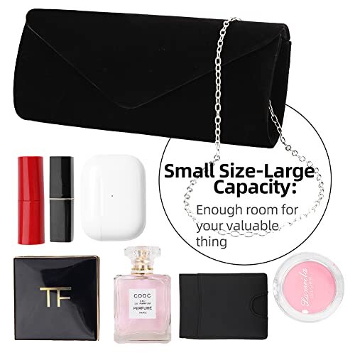Clutch Purses Evening Bag for Women Party Prom-Tie Events Velvet ...