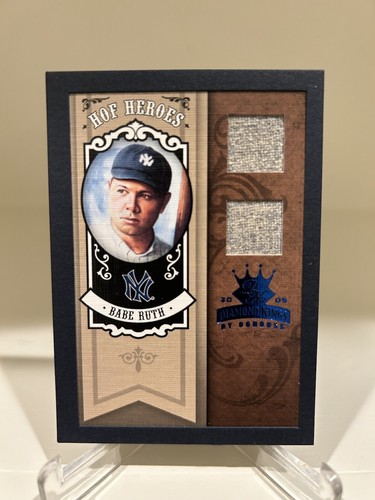 BABE RUTH 2005 GAME WORN USED JERSEY PATCH RELIC MEMORABILIA MATERIAL ...