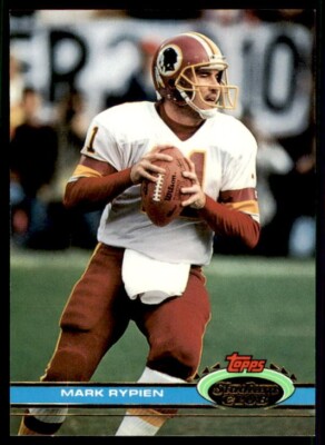 1991 TOPPS STADIUM CLUB FOOTBALL CARD WASHINGTON REDSKINS #393 MARK ...