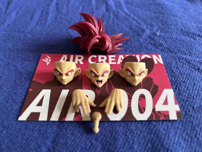 AIR custom goku 1/12 shf Super Saiyan God goku head kit NO Figure AIR ...