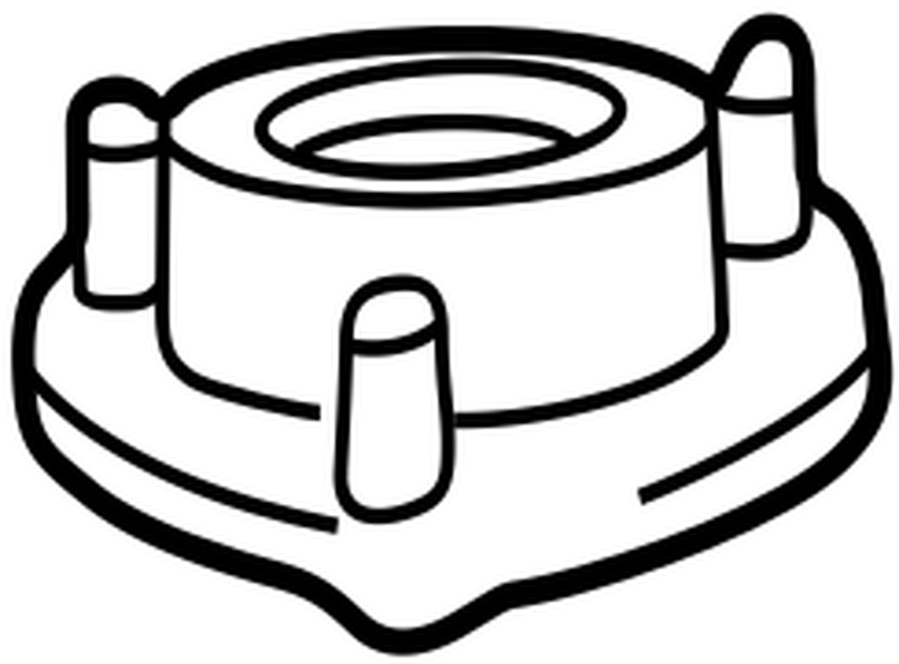 48609-33121 Toyota Support sub-assy, front suspension, lh 4860933121 ...