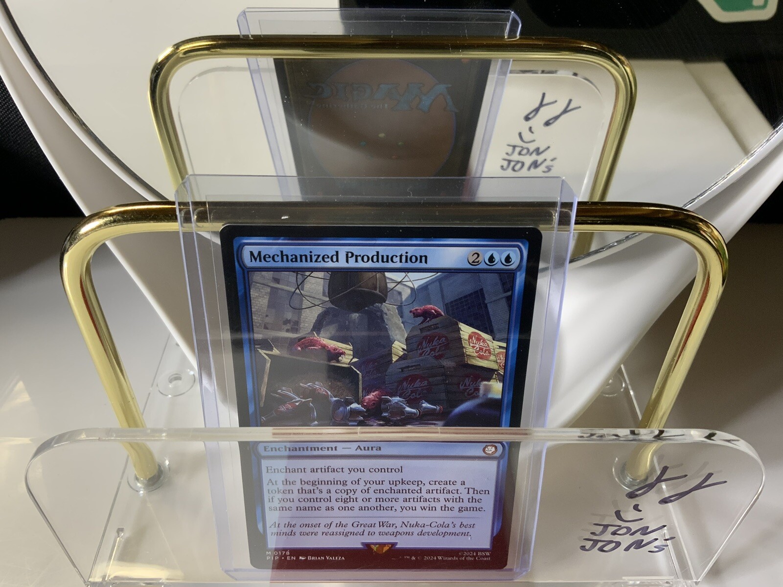 Mechanized Production Fallout NM Enchantment Mythic Rare MAGIC MTG CARD ...