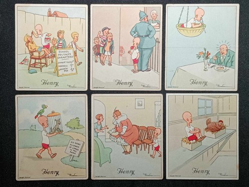 1935 - 1936 J.Wix Henry's Adventures Cigarette Cards - Series 3 | eBay