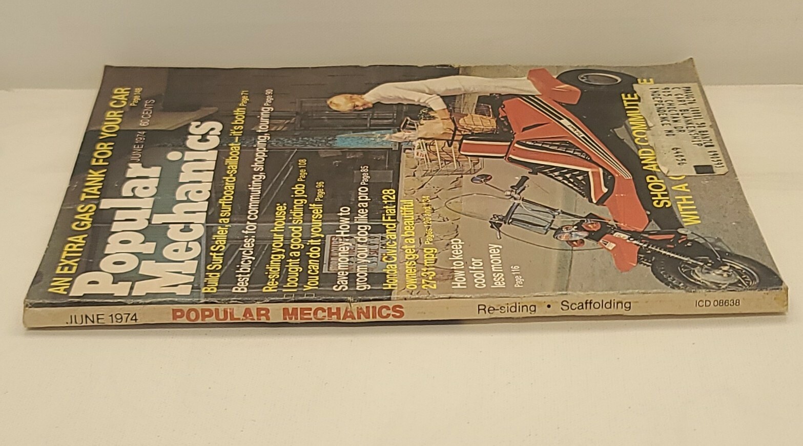 Popular Mechanics Vtg 70s 1974 Car Gas Surfboard Sailboat Bicycle ...
