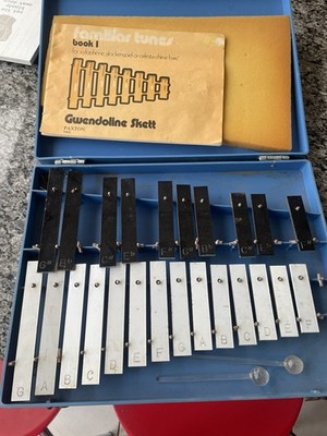 Xylophone Glockenspiel Vintage Percussion Musical Instrument Metro ...