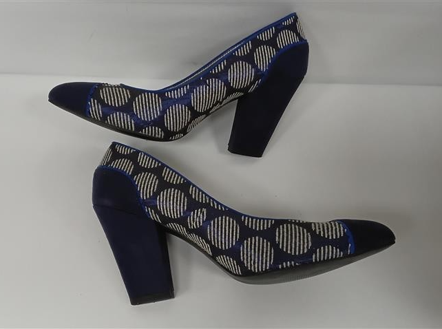 Ruby Shoo 'Elly' Woman's Navy Faux Suede Court Shoes Size:UK 6 - New in ...