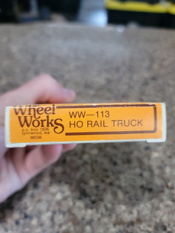 Wheel Works HO Scale Model WW-113: Rail Truck | eBay