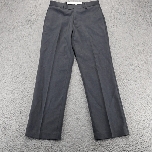 Michael Brandon Dress Pants Mens 30x30 Gray Modern Fit Tailored Non ...
