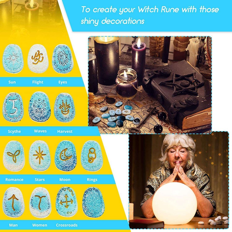 Rune Harz Form Symbol Runen Buchstabe Silikon Form Diy Symbol Wort ...