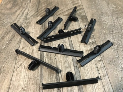 10 pcs push in black nylon harness retaining wire clips for Ford tape ...