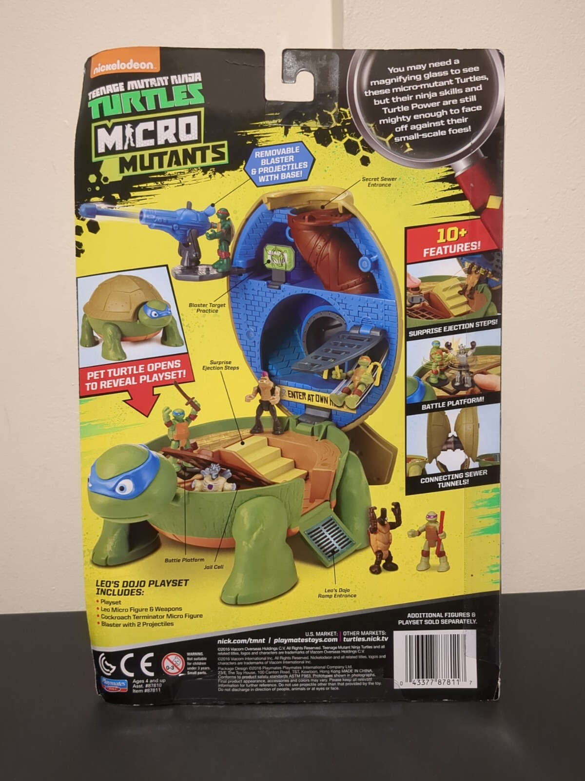 Teenage Mutant Ninja Turtles TMNT Micro Mutants Leo's Dojo MIP New | eBay