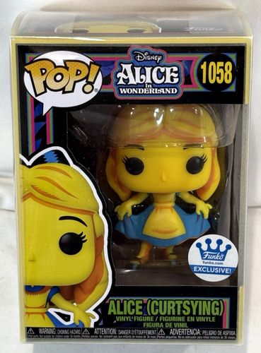 Funko Pop! Disney Alice Curtsying #1058 (Black Light) Funko Shop ...