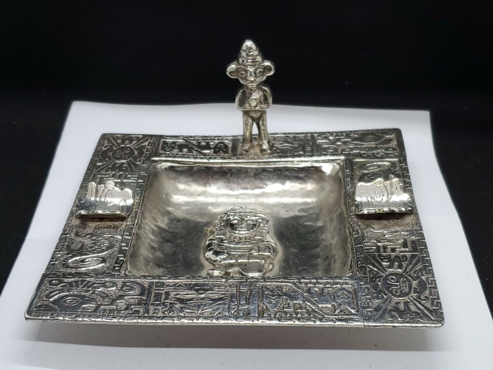 Peru Sterling Silver Inca Square Bowl | eBay