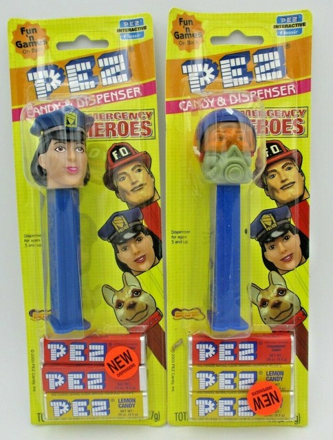 PEZ Emergency Heroes Dispensers Army Construction K9 Police Collect for ...