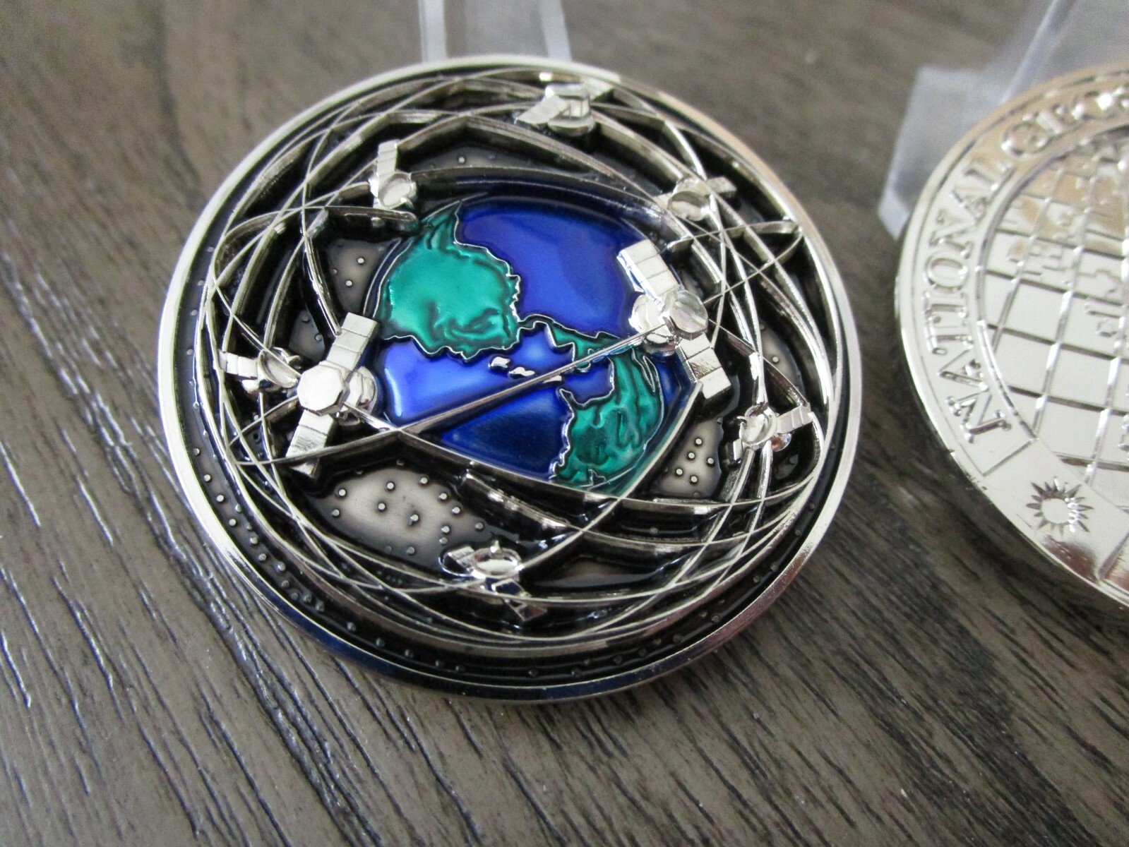 SIGINT GEOINT 3D Satellite Geospatial Space Grid NGA NSA Challenge Coin ...