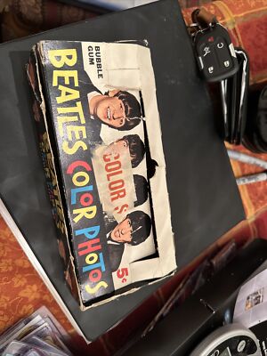1964, Beatles, "TOPPS", "COLOR PHOTOS" Display Box (Scarce / Vintage ...