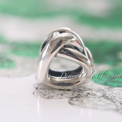 Authentic Knotted Heart 798081 Sterling Silver Charm | eBay