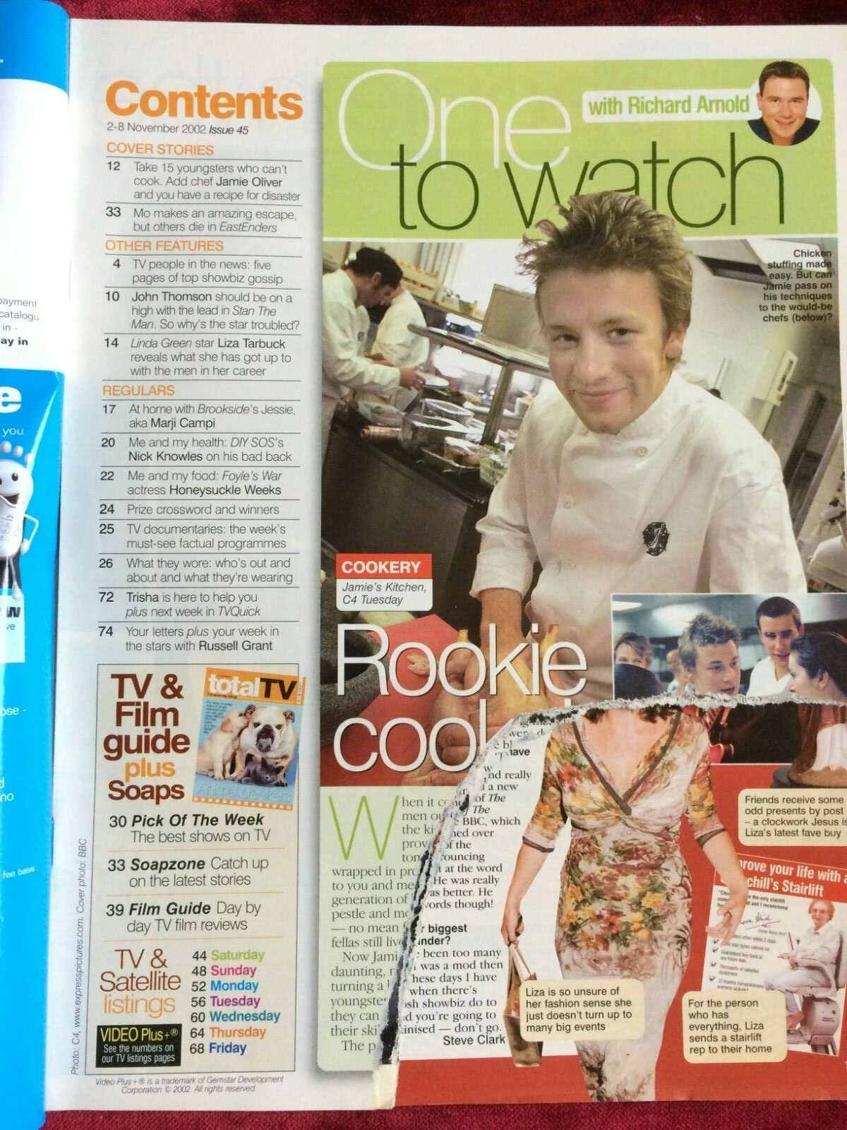 TV QUICK 02-Nov-2002 KACEY AINSWORTH Liza Tarbuck Honeysuckle Weeks ...