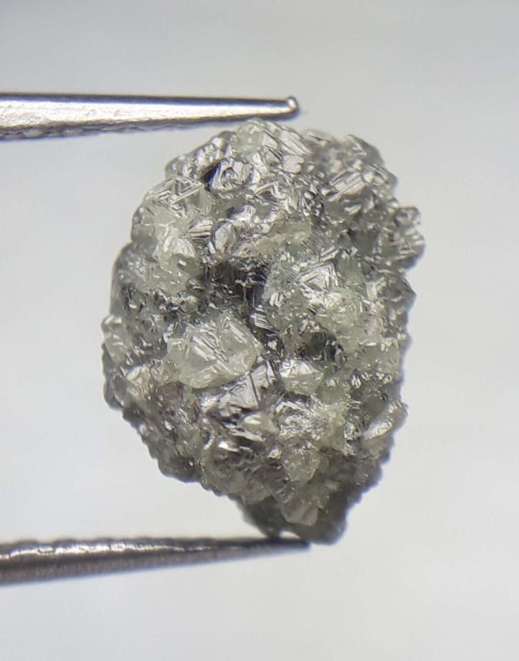 2.31 Ct,Natural Rough Diamond,Raw Rough Diamond,Grey Uncut Diamond ...