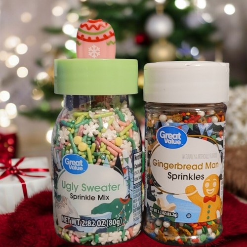 Gingerbread Man Candy Sprinkles Edible Cake Cookie Jimmies Decorated ...