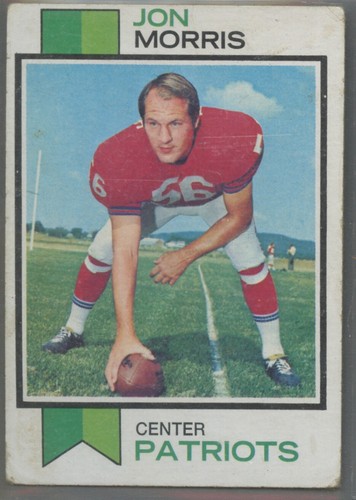 1973 Topps #108 Jon Morris New England Patriots | eBay