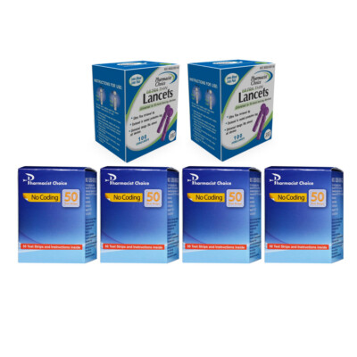 Clever Choice Voice 200 Test Strips [+] Lancets 200 Ct. For Glucose ...