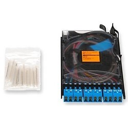 Corning EDGE-CS12-AE-P00RE Edge Splice Cassette 12 F LC Duplex Single ...