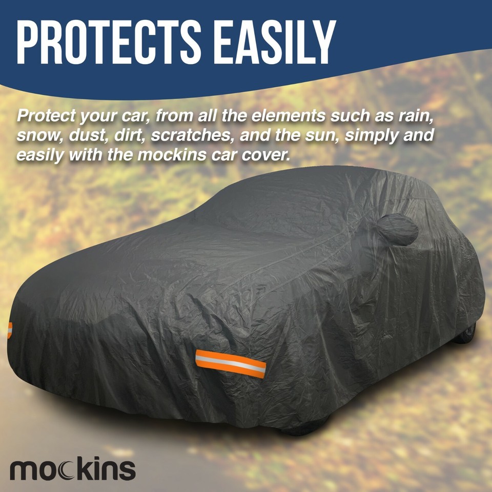 Mockins Extra Thick Car Protection 250g PVC Cotton Heavy Duty Sedan Car ...