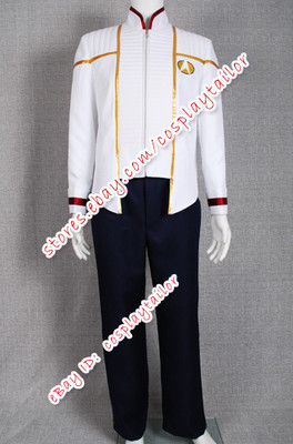 Uniform Fits Star Trek Insurrection Nemesis Cosplay Costume White Mess ...