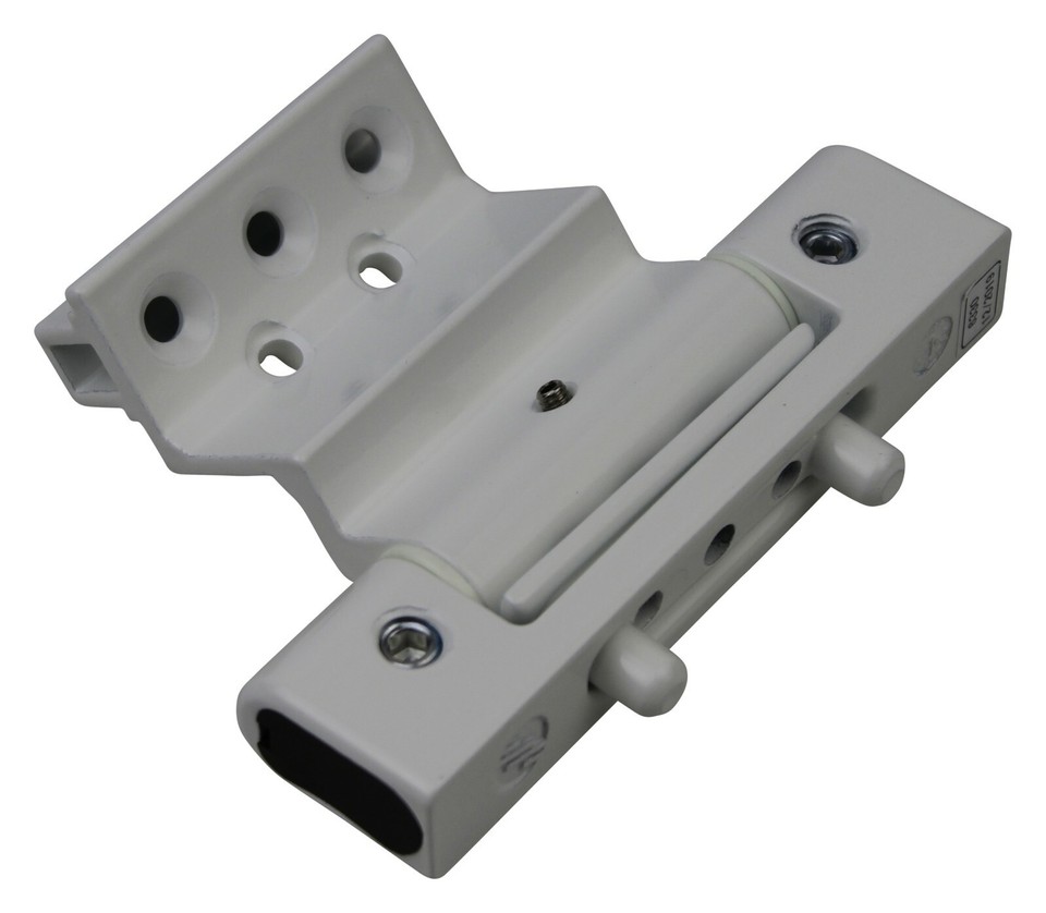 Mila Ideal Pendulum Rebate Butt Hinge uPVC Door Double Glazing White 9 ...