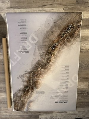 Durable Tyvek Appalachian Trail Map 42”x 60” | eBay