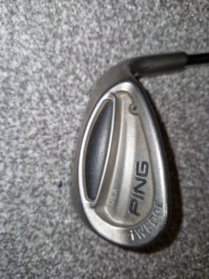 PING i WEDGE BLACK DOT 60 DEGREE LOB WEDGE, PING TRUE TEMPER R FLEX ...
