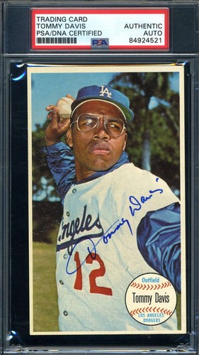 Tommy Davis PSA DNA Coa Signed 1964 Topps Giants Autograph | eBay