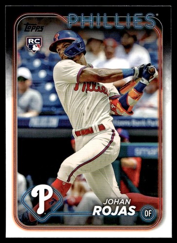 Johan Rojas 2024 Topps Series 1 Rookie Card | RC #209 Philadelphia ...