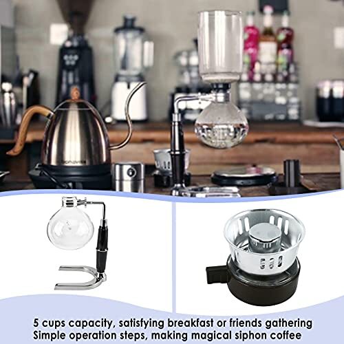 5cup Coffee Syphon Tabletop Siphon syphon Coffee Maker | eBay