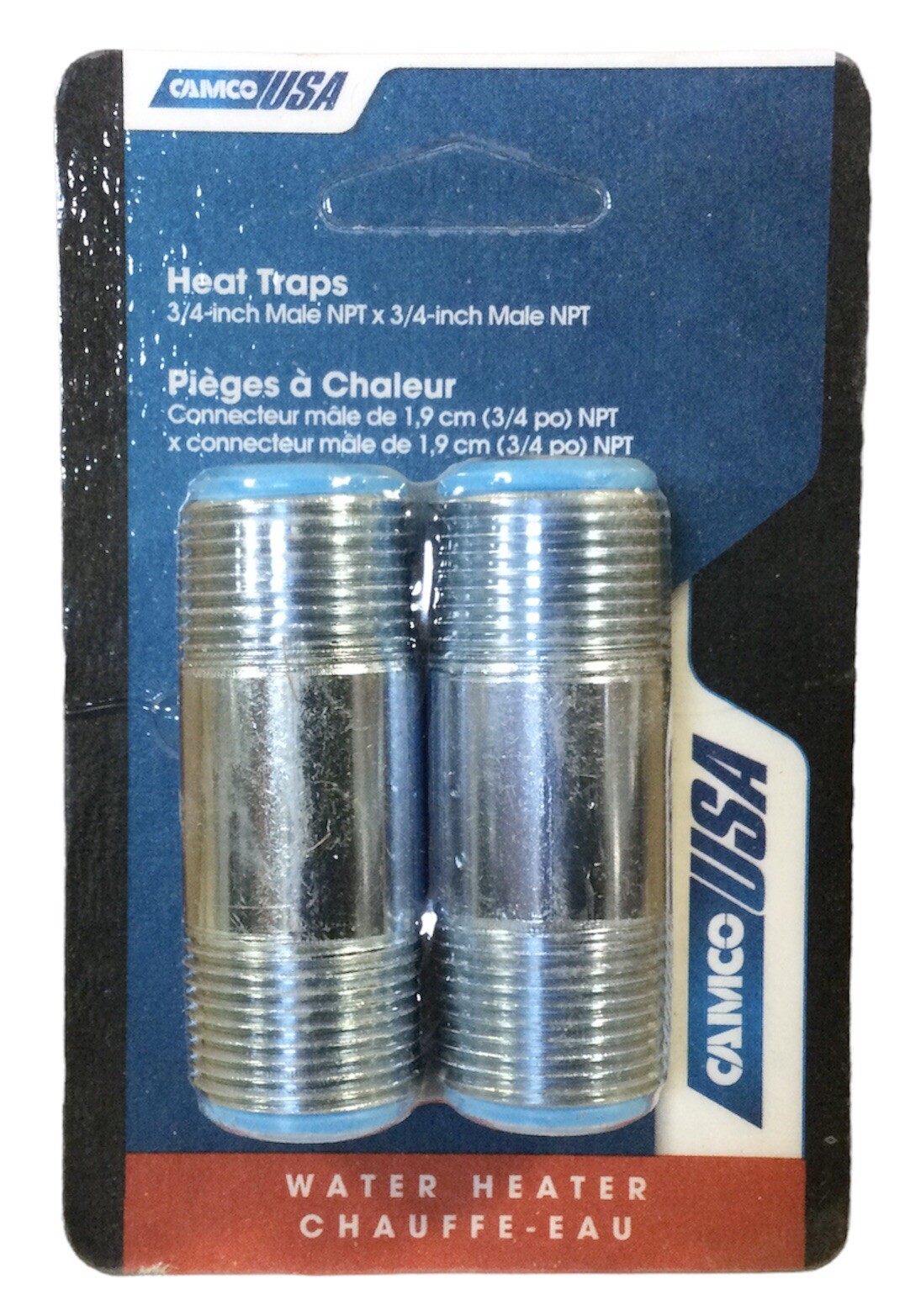 Camco 01023 Dielectric Water Heater Heat Traps Flapper Style 2ct ...