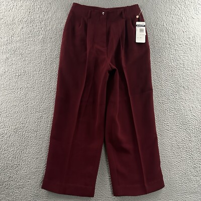 Pendleton Womens Pants Red Size 10 Career Office Townhouse 100% ...