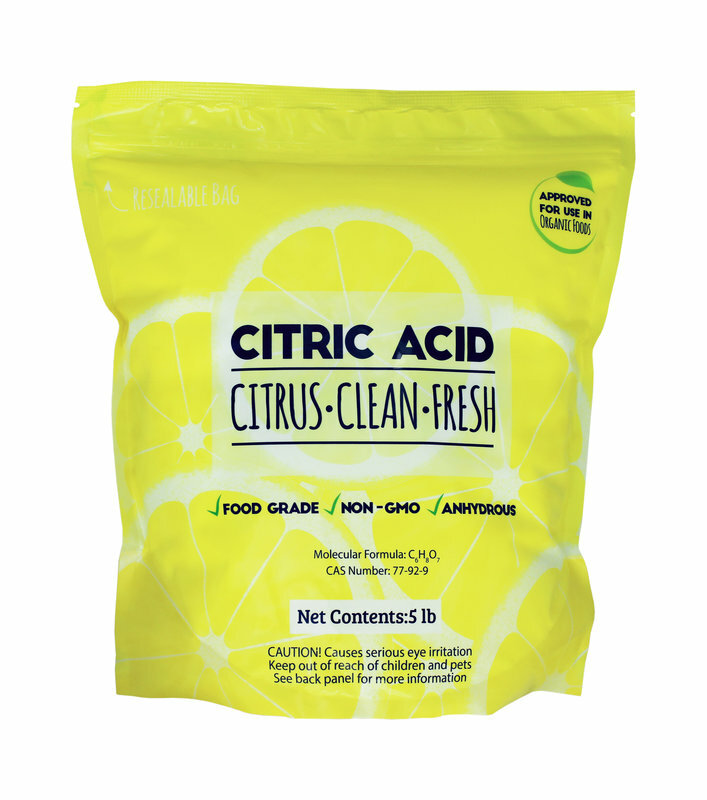 Non-GMO Organic Citric Acid Food Grade FCC/USP Fine Granular Anhydrous ...