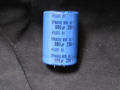 RADAR 80D681P250ME5 CAPACITOR 680 UF 250V RAD | eBay