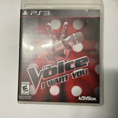The Voice I Want You PS3 Sony PlayStation 3 Video Game | eBay