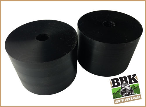2 X POLYURETHANE BODY LIFT BLOCKS 60 x 75mm FITS TOYOTA HILUX 3" sold ...