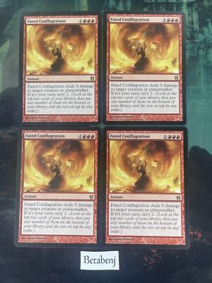 4x MTG Fated Conflagration - Born of the Gods (BNG) (Playset) | eBay