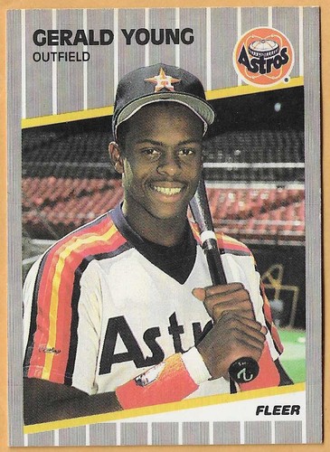 GERALD YOUNG HOUSTON ASTROS #370 - FLEER NM-MT 1989 | eBay