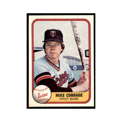 1981 Fleer Mike Cubbage Baseball Cards #566 | eBay