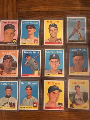 Sammy White 1958 Topps Baseball Card Sale Is For Card In Title) (4584 ...