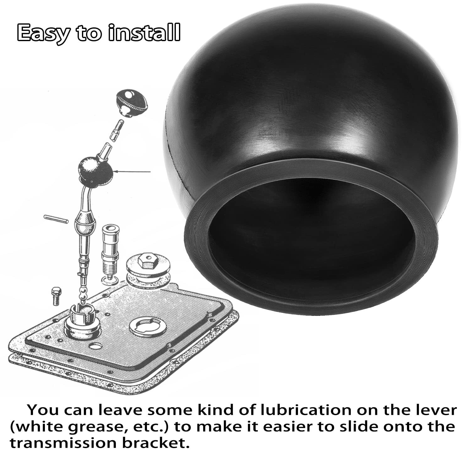 Gear Shifter Shift Boot C5NN7277C for Ford Tractor 2N 8N 9N NAA Jubilee ...