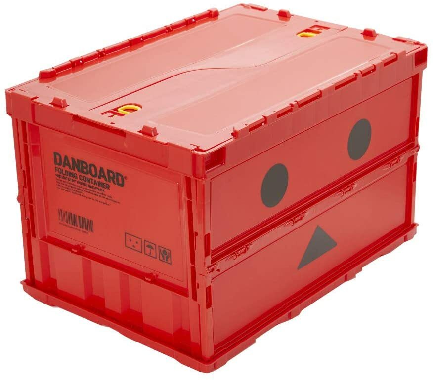 TRUSCO Danboard Folding Container Strage Box Case 51.3L With lock＆lid ...