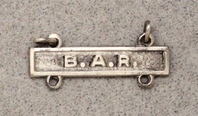 U.S. Army: B.A.R. - bar for Marksmanship Badge, w/frosted finish | eBay